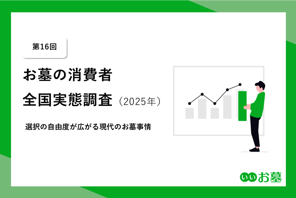 【第16回】お墓の消費者全国実態調査（2025年）霊園・墓地・墓石選びの最新動向 | 霊園・墓地のことなら「いいお墓」
